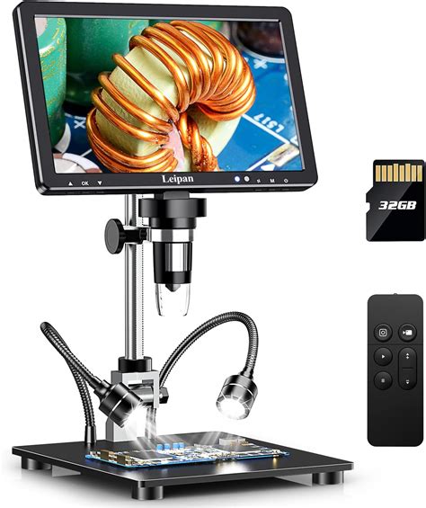 4k Digital Microscope Elikliv Em4k 8 Coin Microscope 2000x 52mp Hdmi Microscope