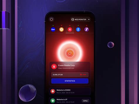 web monitor mobile app by rudi tabuti for indev on dribbble