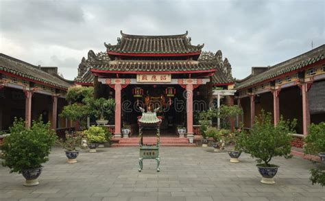 Kinesisk Tempel I George Town Penang Malaysia Redaktionell Foto