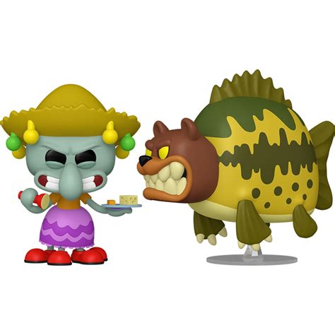 Spongebob Squarepants Squidward And Sea Bear Funko Pop Vinyl Figure 2 Pack