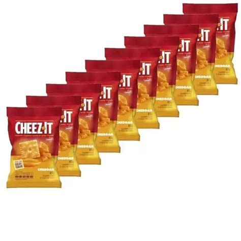 20 Un Salgadinho De Queijo Cheez It Original Cheddar 65g Validade 05