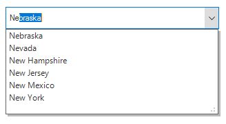 Auto Complete In Windows Forms ComboBox Control Syncfusion