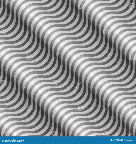 Diagonal Wavy Lines Seamless Pattern Zigzag Texture Bents Waves
