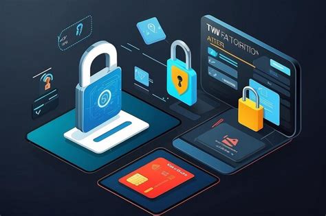 Twofactor Authentication Concept Illustration Premium Ai Generated Image