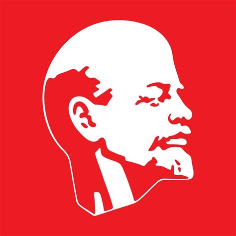 Foto De Lenin Sobre Un Fondo Rojo 7266594 Vector En Vecteezy