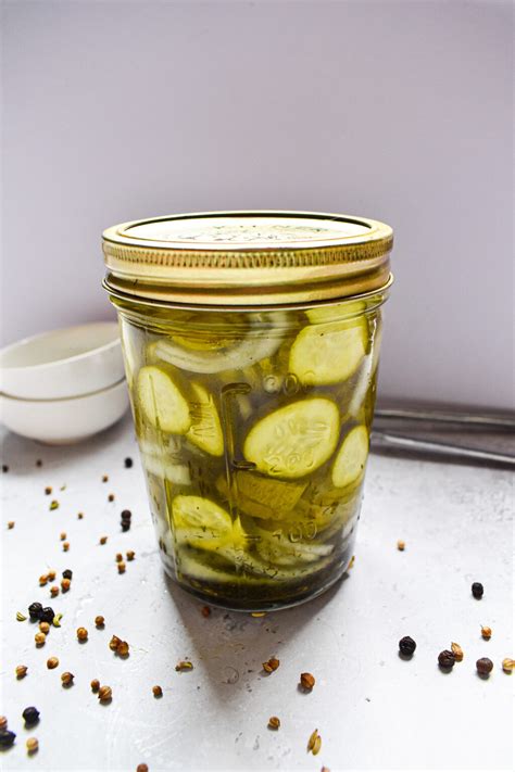 Easy Pickled Cucumber Slices Andreas Dainty Kitchen
