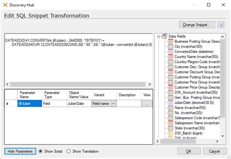 Sql Snippets Timextender Support