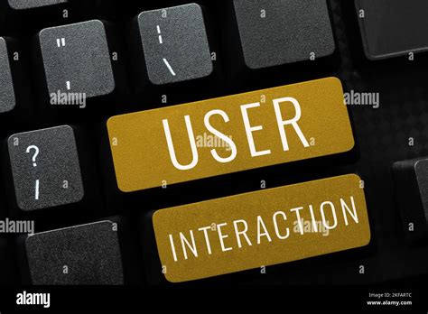 Conceptual Display User Interaction Business Concept How The Customer