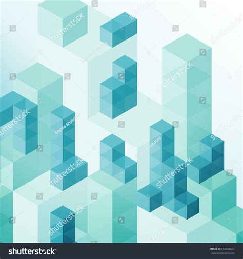 Abstract Cube Background Stock Vector Royalty Free 132026627