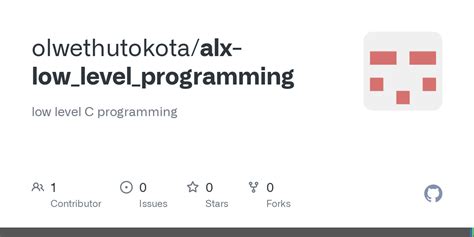 Github Olwethutokota Alx Low Level Programming Low Level C Programming