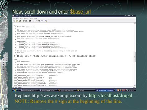 Installation Of Drupal On Windows Xp With Xampp Ppt