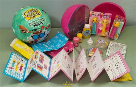 Pez Miniverse Mini Treats With 3 Mini Pez Dispenser And Pez Candy
