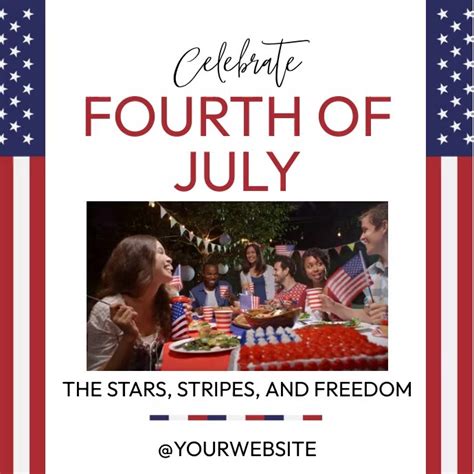 Celebrate Fourth Of July Template Postermywall