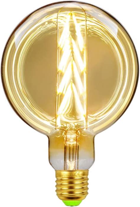 K Jingkelai G125 Large Flat Vintage Edison Bulb E27 Led Filament Bulb