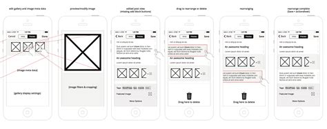 Wordpress Ios Content Block Editor Concept Ux Isaac Keyet