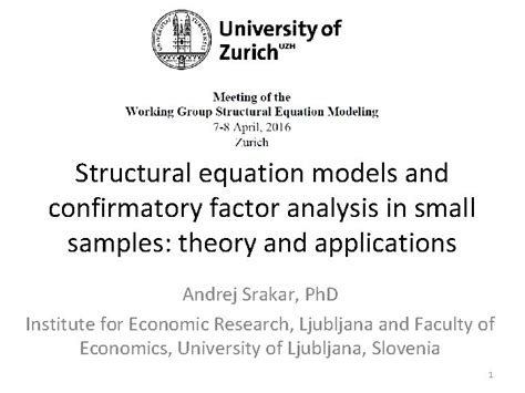 Structural Equation Models And Confirmatory Factor Analysis In
