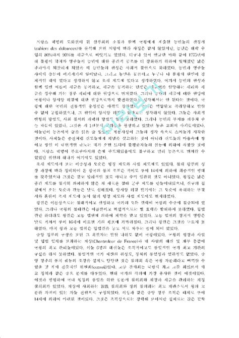 프랑스 혁명과 나폴레옹인문사회레포트