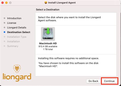 installing a macos agent