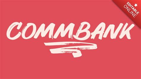 Commbank Brush Font Text Effect Generator