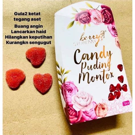 Candy Puding Montox By Berry Stoberry Original Hq Shopee Malaysia