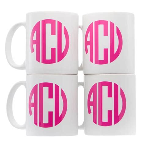 Initial Mugs Etsy