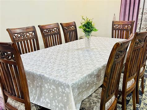 Dining Table Cover For 4 Seater Rectangle 60 X 72 Inches Dining Table