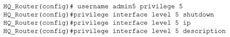 Refer To The Exhibit A Network Administrator Configures Command Authorization For The Admin5