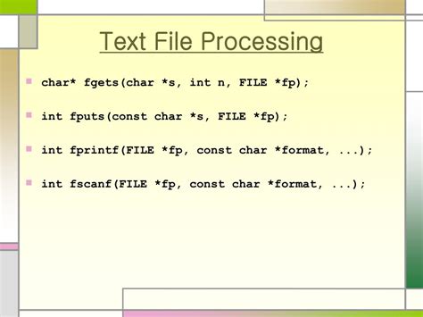 Ppt C Programming Lecture 12 File Processing Powerpoint