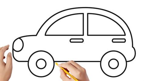Coches Sencillos Y Fáciles De Dibujar Un Dibujo De Un Automóvil Con