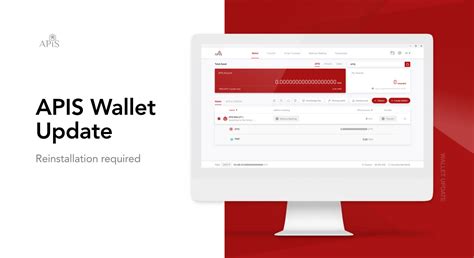 Apis Wallet Update Reinstallation Required By Apis Team