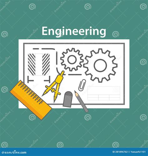 Engineering Activity Illustration Template Stock Vector Illustration Of Background Online
