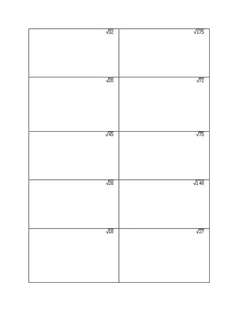 Simplifying Radicals Notes By Msmacnmath Tpt Simplifying Radicals Notes By Msmacnmath Tpt