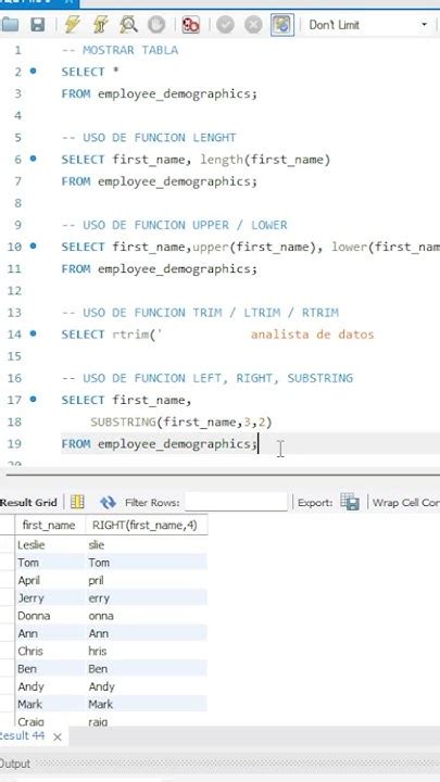 Domina La Función Substring En Sql En Solo 1 Minuto Tutorial Mysql