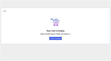 Bootstrap 4 Empty Cart Template Templates Make Me Happy Empty