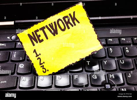 Word Writing Text Network Business Concept For Group System Of