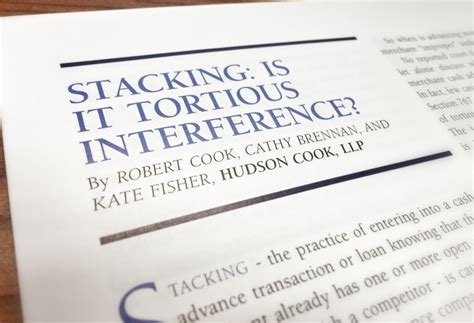 Stacking Is It Tortious Interference Debanked