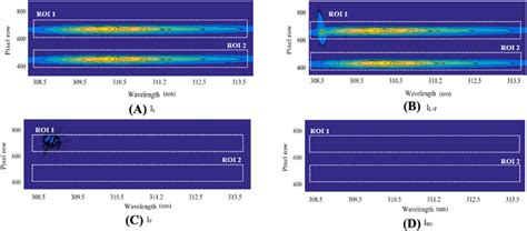 Images Showing The Probe Beam Pixel Row Top And Reference Download Scientific