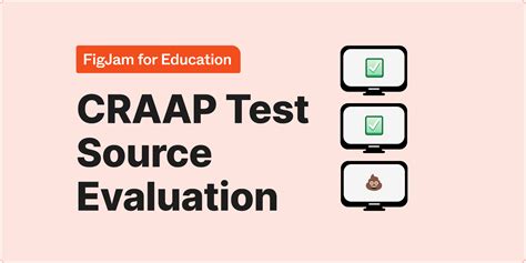 Craap Test For Source Evaluation Figma