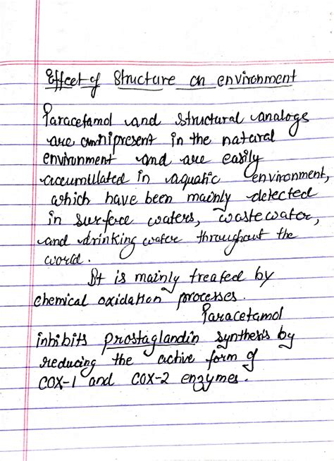 [solved] Please Give One Example Of How Paracetamol Structure Affects How Course Hero