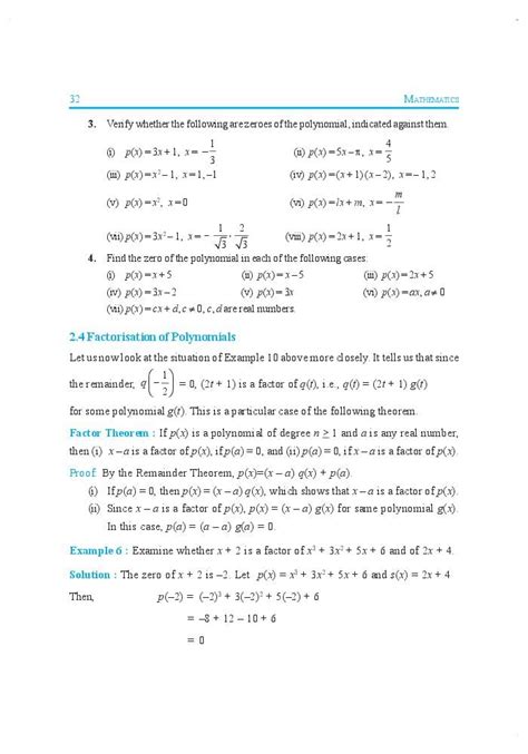NCERT Book Class Maths Chapter Polynomials PDF AglaSem