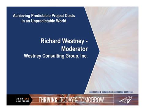Achieving Predictable Project Costs In An Unpredictable World Pdf