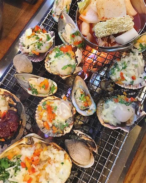 Seafood Kbbq Platter With A Variety Of Delicious Options