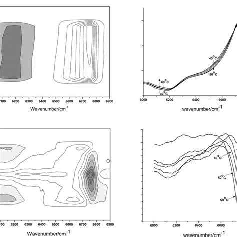 A Synchronous And B Asynchronous 2d Nir Correlation Spectrum Of