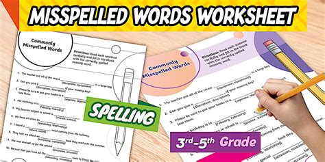 Commonly Misspelled Words 3rd Grade 5th Grade Twinkl Usa