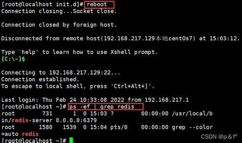 Redis在centos服务器上的安装和设置开机自启动centos安装redis并设置开机启动 Csdn博客