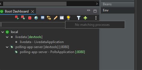 Live Application Information Not Working · Issue 712 · Spring Projects
