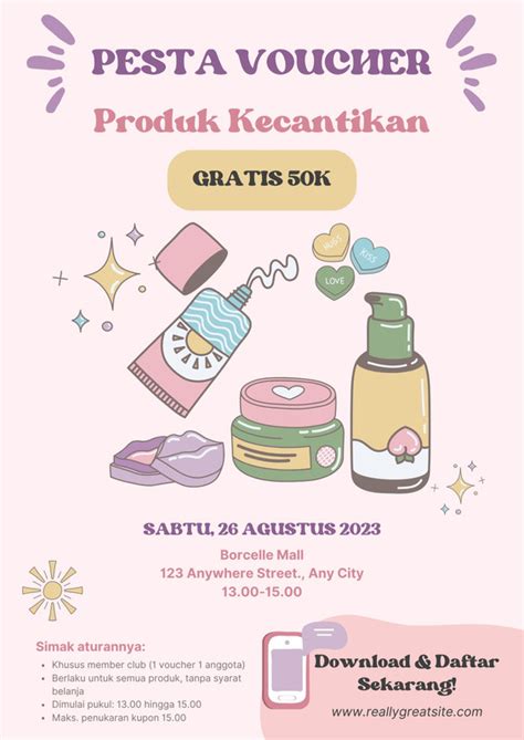 Gratis Contoh Pamflet Produk Selebaran Keren Canva
