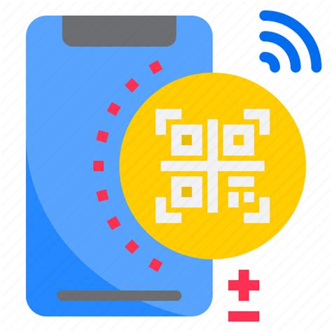 Qr Code Smartphone Mobilephone Application Device Icon Download