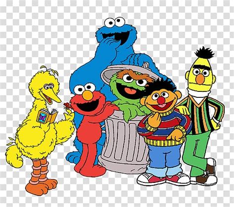 Sesame Street Characters Elmo Enrique Big Bird Count Von Count Cookie