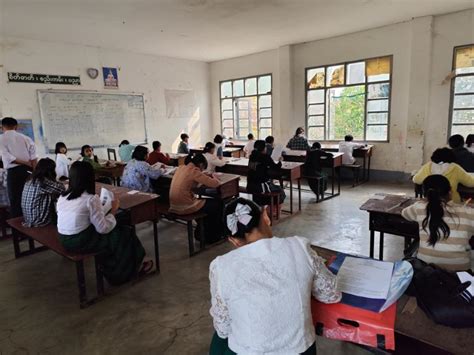 Myanmarnationalpost တောင်ကုတ်မြို့နယ်၌ အခြေခံပညာ Grade 5 နှင့် Grade 9